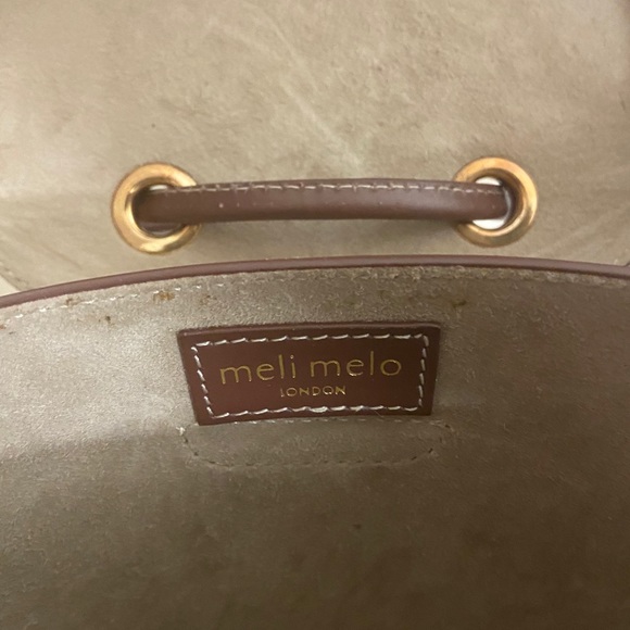 Meli Melo | Bags | Meli Melo Kitty Argan Brown Leather Cross Body Bag ...